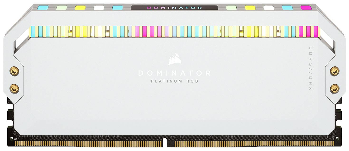 64GB Corsair Dominator DDR5 5200MHz CL40 Dual Memory Kit (2 x 32GB) - White