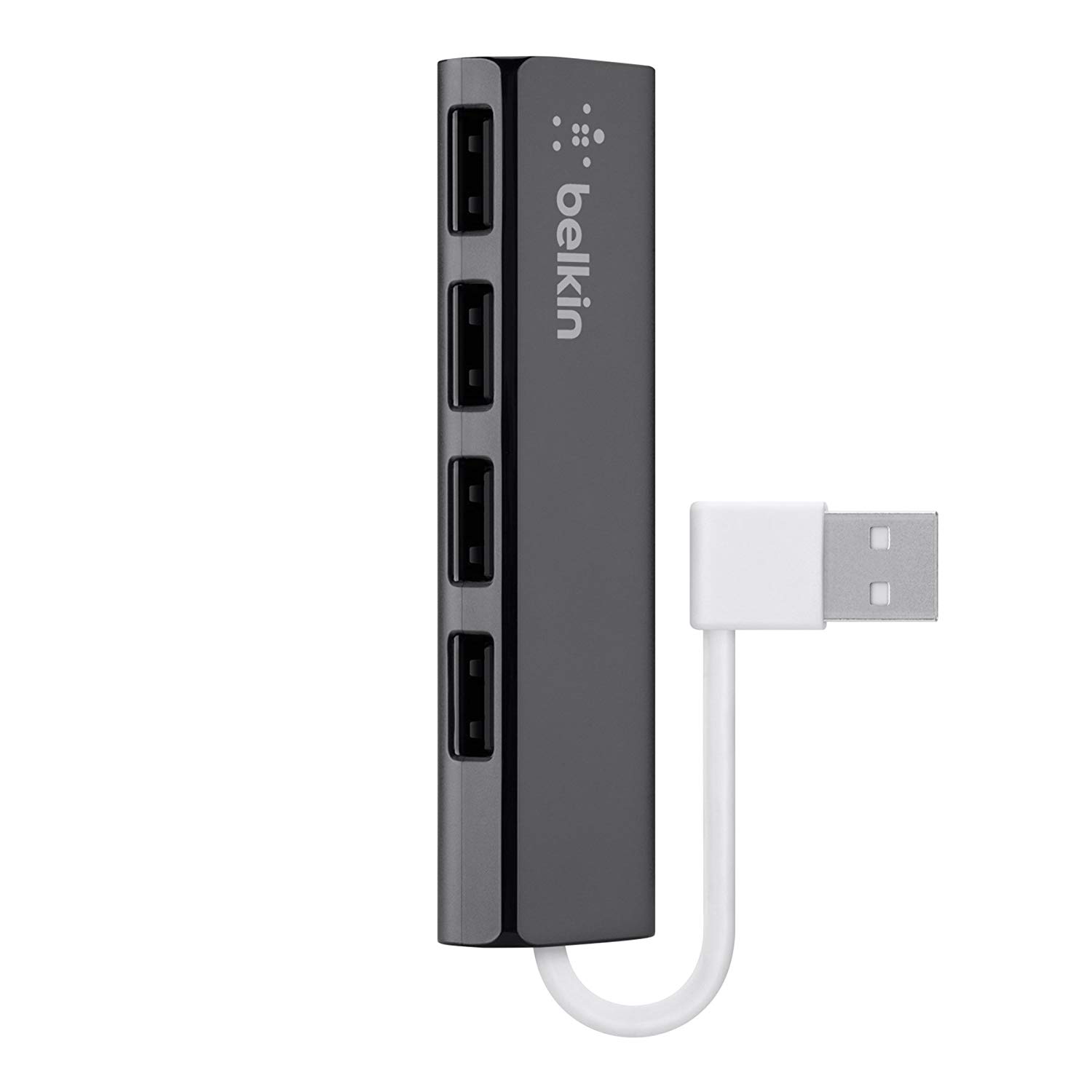 Belkin 4-Port Ultra Slim USB2.0 Hub - Black