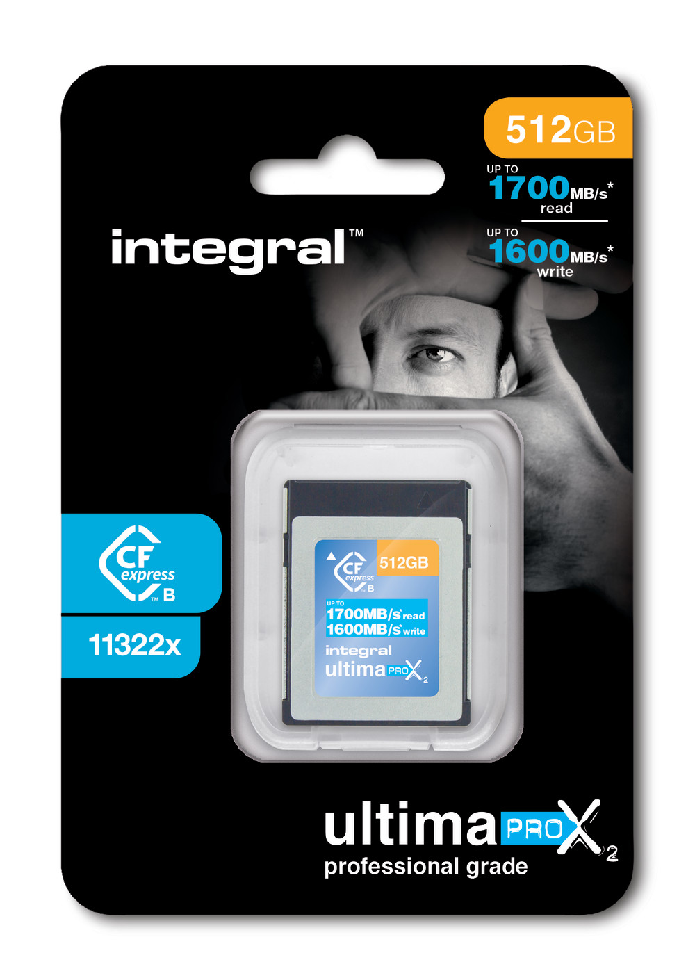512GB Integral Ultima Pro X2 CFexpress Cinematic Memory Card 11322X ...