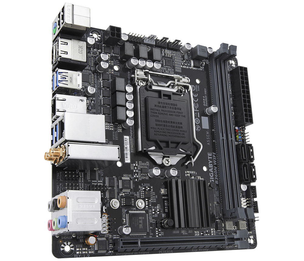 Gigabyte Intel B360 Express LGA 1151 Mini ITX Motherboard