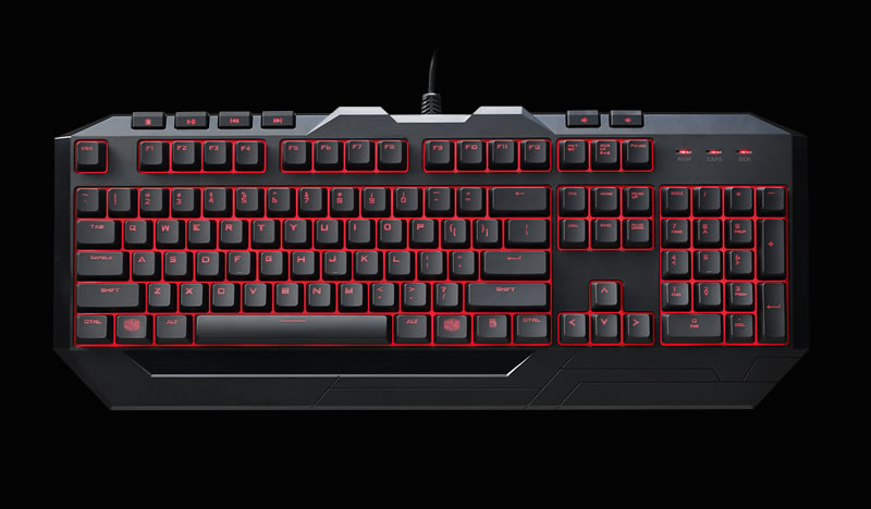 Cooler Master CM Storm USB QWERTY Keyboard Black - US Layout