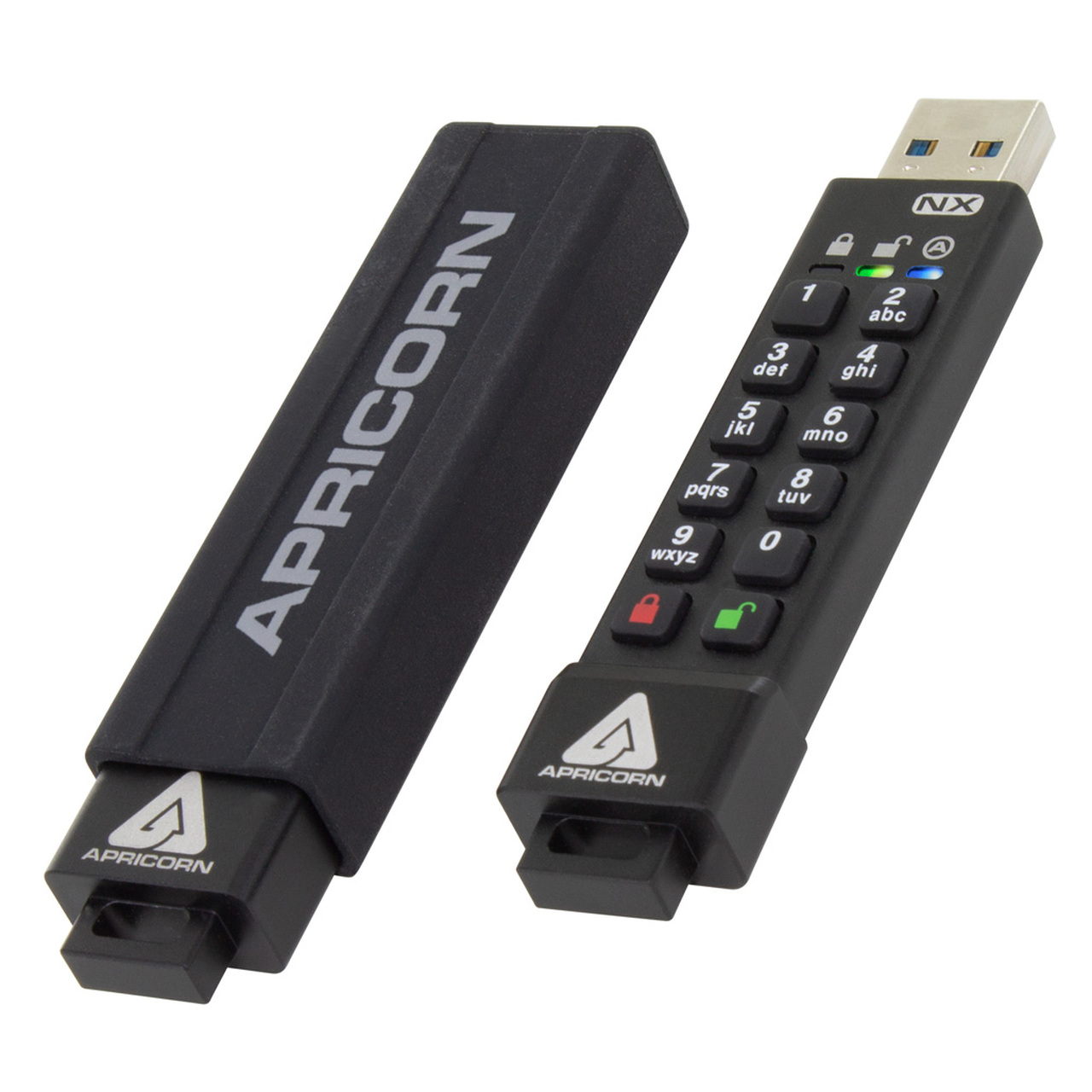 128GB Apricorn SecureKey 3NX USB3.2 Type-A Flash Drive